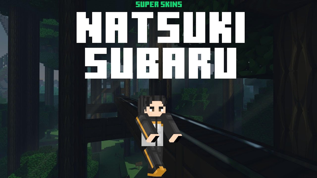 Amazing Natsuki Subaru Minecraft Skin 🎮 Download and Install Links 🎮 Natsuki Subaru