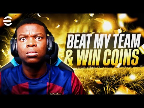 Beat My Team & You Win eFootball Mobile Coins!????