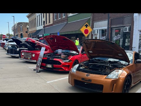 Caldwell KS Main Street Car Show and Drag Races 9-3-2022!