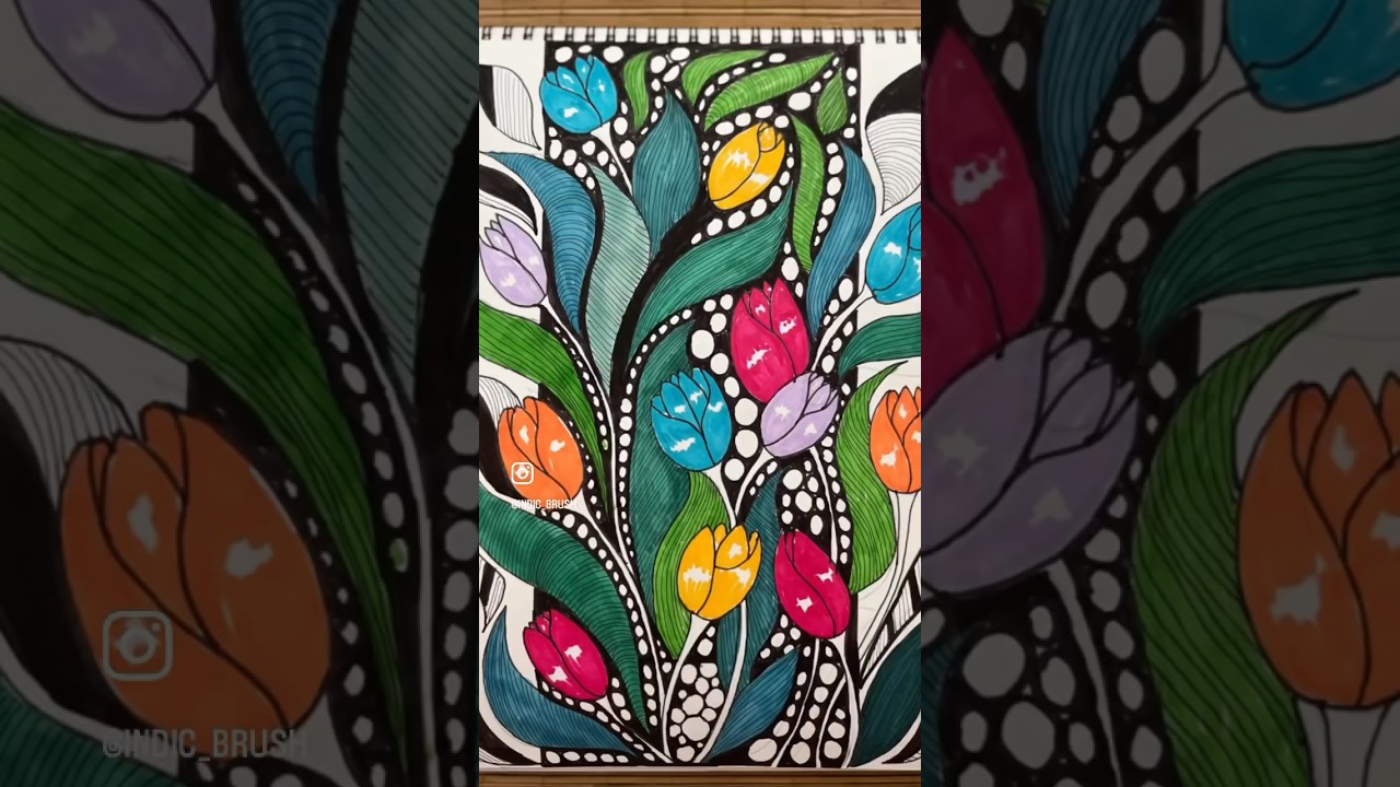 Colourful flower. #reels #shorts #viral # shortsfeed