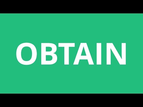 How To Pronounce Obtain - Pronunciation Academy