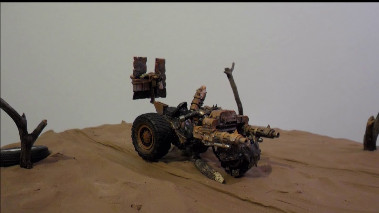 Ork vehicles showcase (Bikes, WarBuggy, Trukk)
