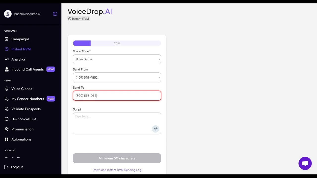 How to Send Instant Ringless Voicemails with VoiceDrop | Step-by-Step Guide