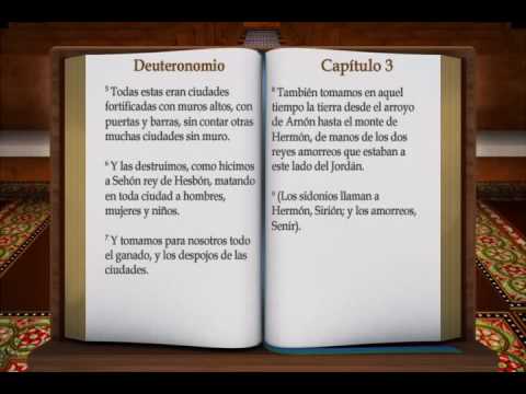 La Palabra de Dios. Deuteronomio. Biblia hablada RV 1960.