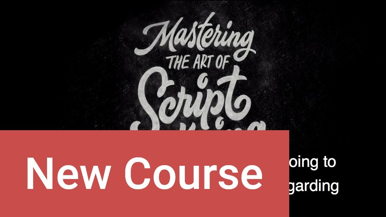 Mastering Script Lettering - Trailer