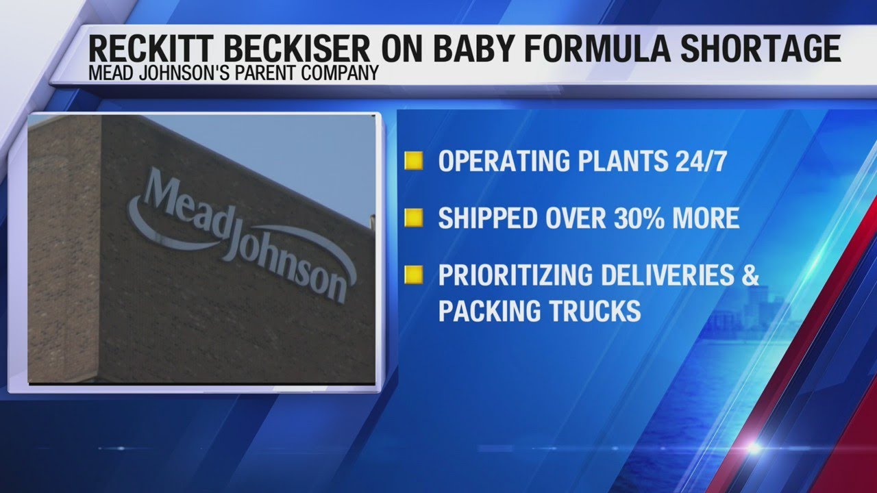 Mead Johnson’s parent company details actions taken to boost formula production
