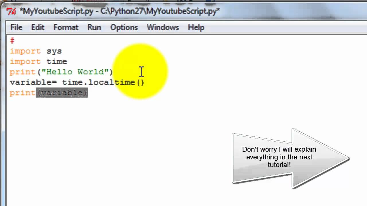 Python Tutorial 1 