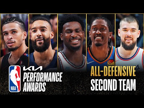 The BEST Of The 2024-25 Kia NBA All-Defense Second Team!