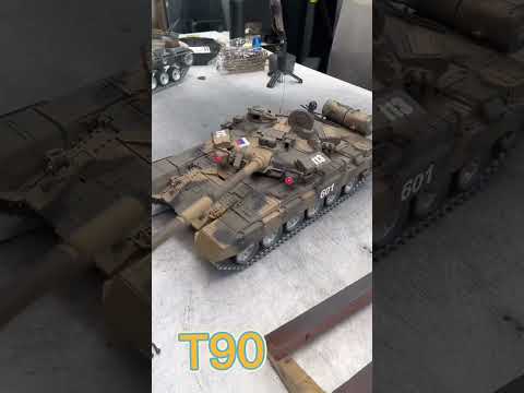 T90 RC tank short show. #toys #tank #rc #military