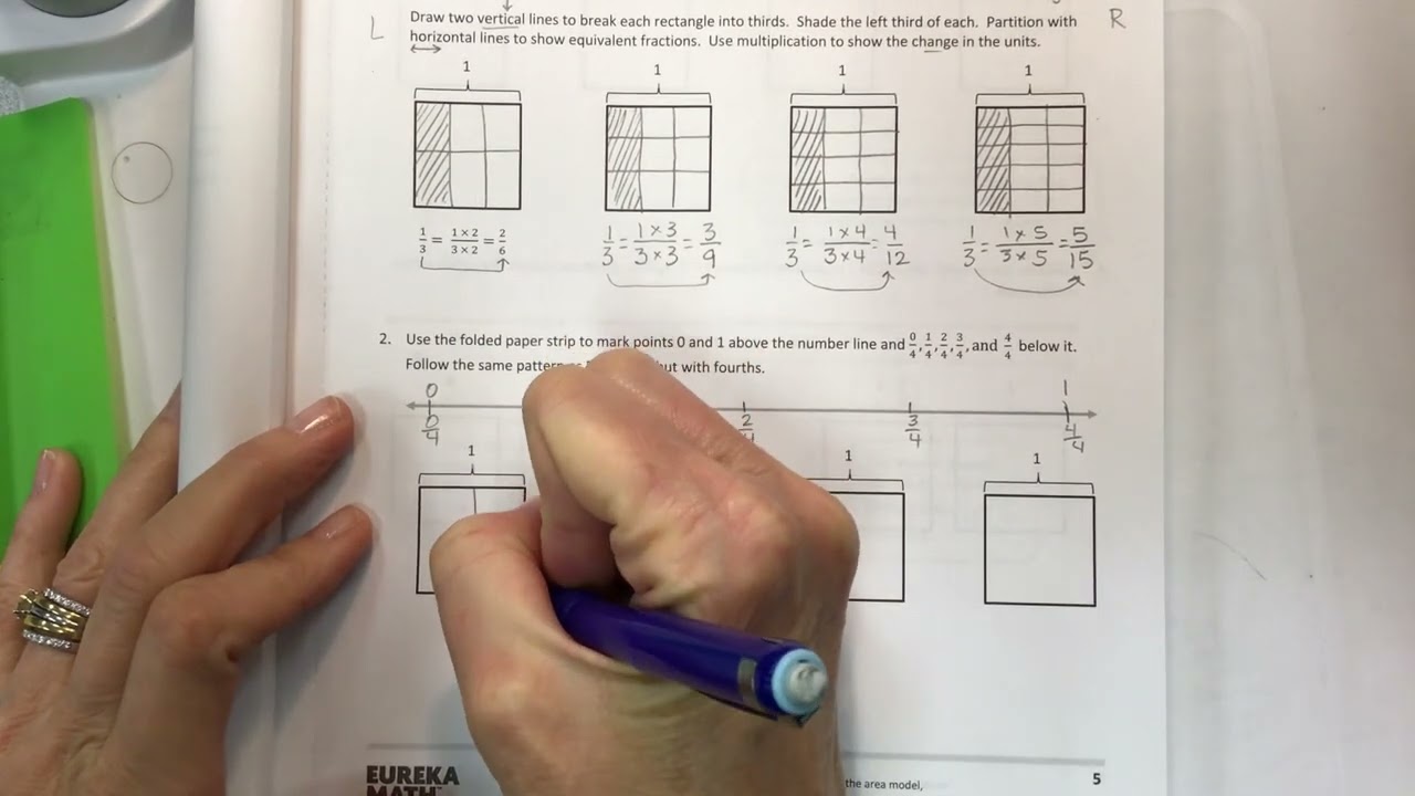 Eureka math grade 5 module 3 lesson 1 homework