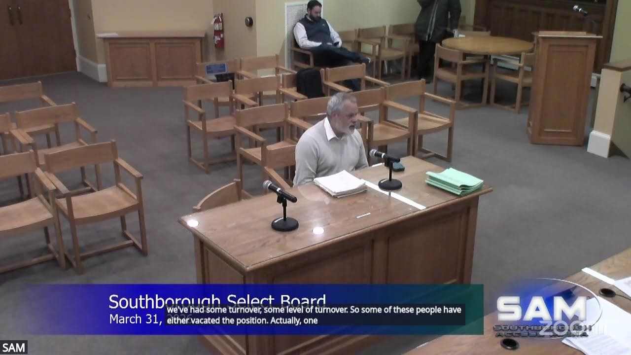 Select Board Meeting 3/31/26