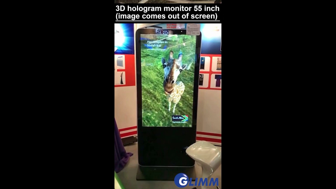 3D hologram monitor 55 inch