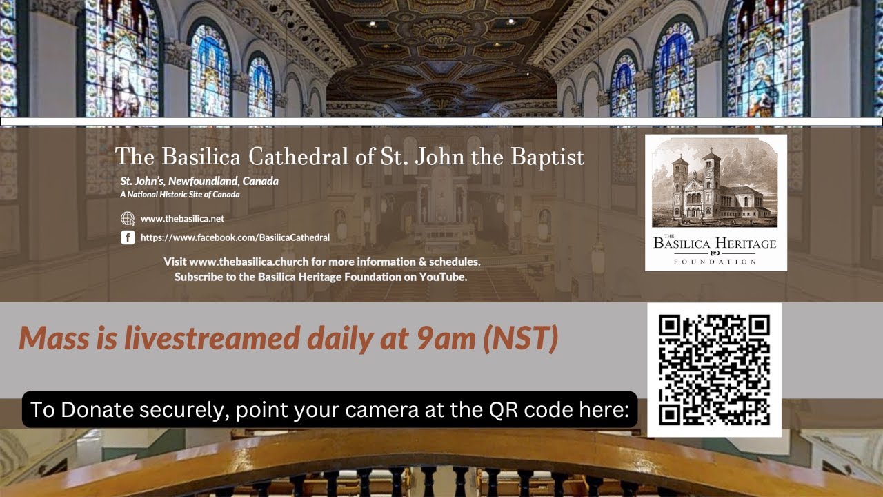 Daily Mass Live Stream from The Cathedral Basilica of St. John the Baptist