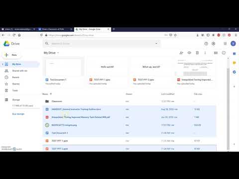 Google Classroom: Moving Files from Google Drive to Google Classroom Folder.