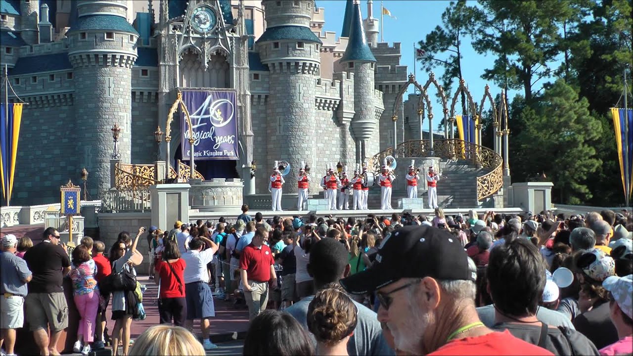 MyDisneyFix | Pre-Show Castle Stage Ceremony, 40th Anniversary, Magic ...
