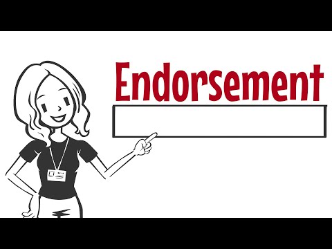 WOW! ILSA's Word of the Week - What is an Endorsement?