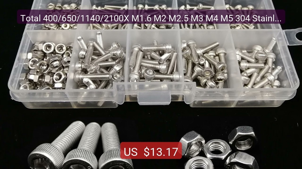 Total 400/650/1140/2100X M1.6 M2 M2.5 M3 M4 M5 304 Stainless Steel... — Best Deal 2026 | Shop Now!