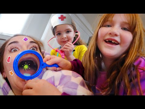 Doctor Navey and Adley SAVE our JENNY!! our kids give mom a dr check up before we visit SKATESTATiON