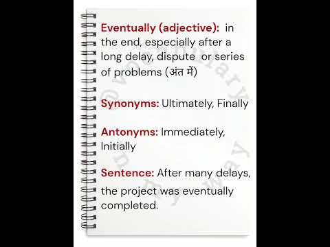Vocabulary in Short (Eventually) #vocab #vocabulary #vocabshorts