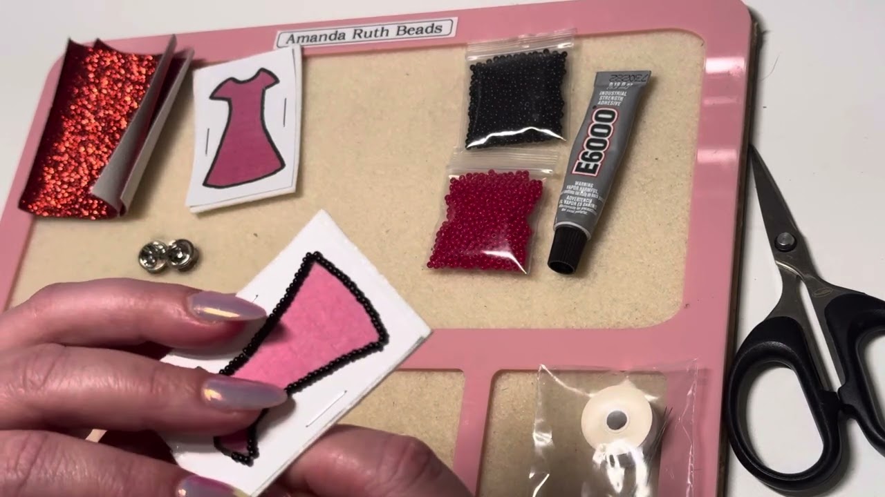 Red dress pin tutorial part 2, tips for corners and points