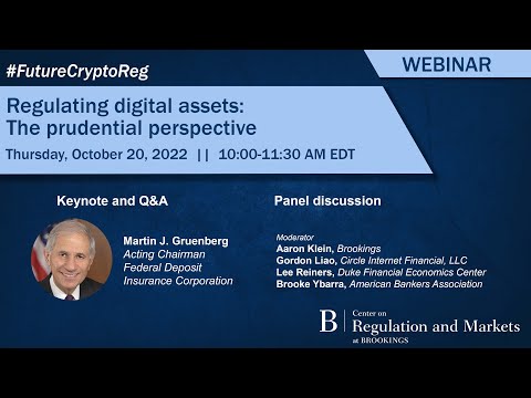 Regulating digital assets: The prudential perspective