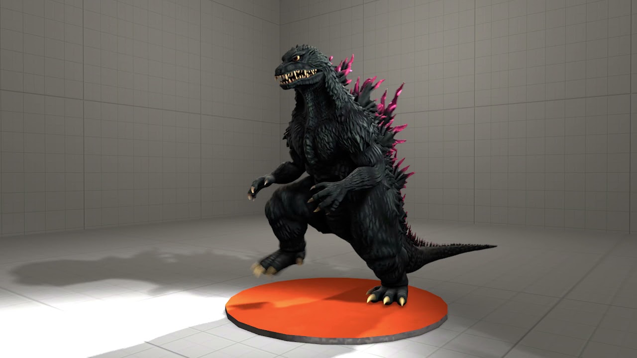 Godzilla 2000 Walk Cycle (SFM)