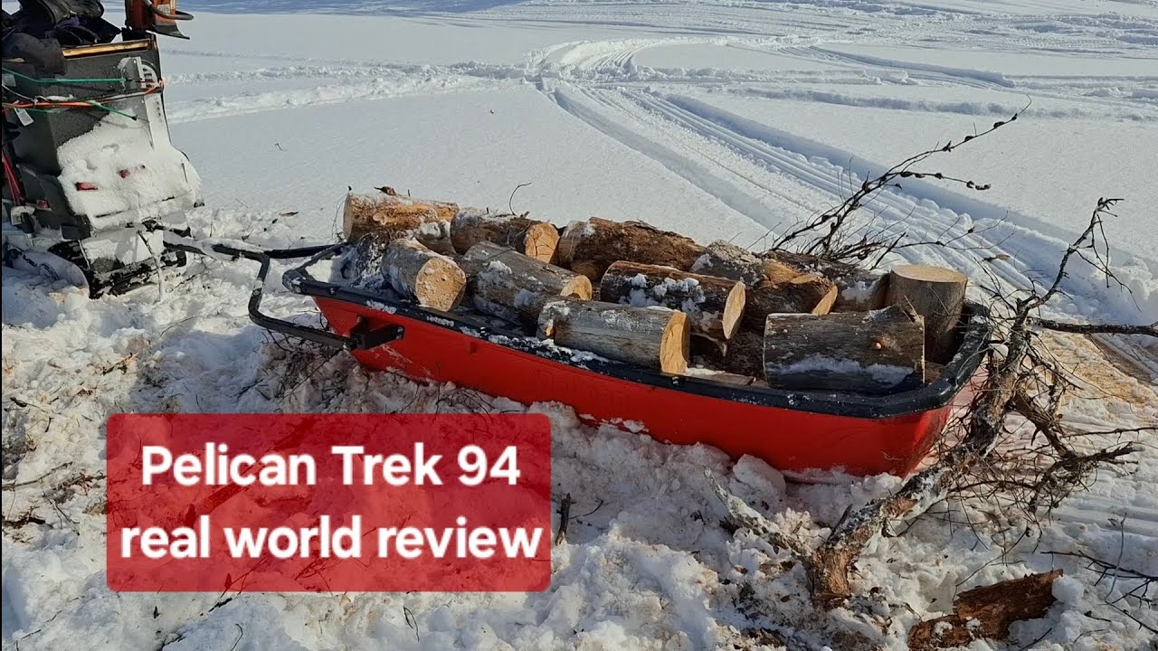 Pelican Trek 94 review - snowmobile sleigh
