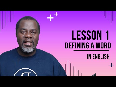 What's The Definition of a Word? | Discover The Power of Words | English Grammar | Lesson One