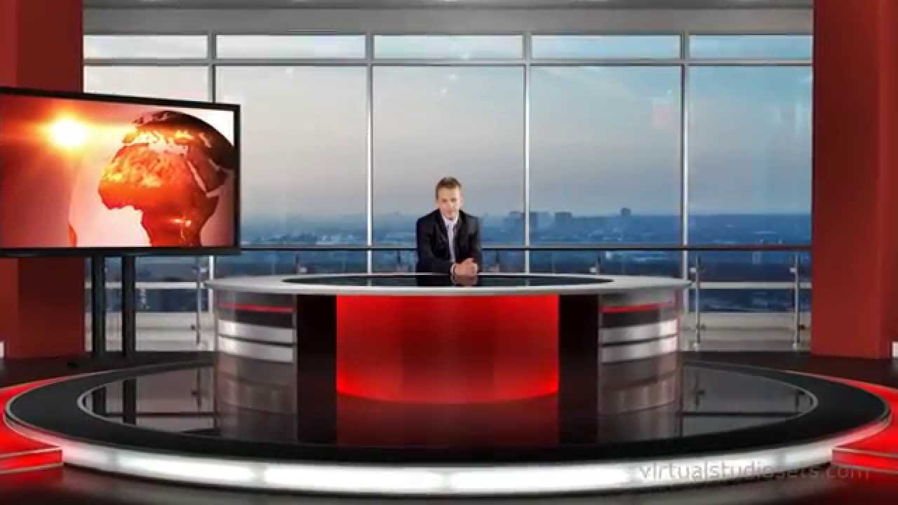 TriCaster Virtual Set : Studio 1 - multi-angle virtual News Studio
