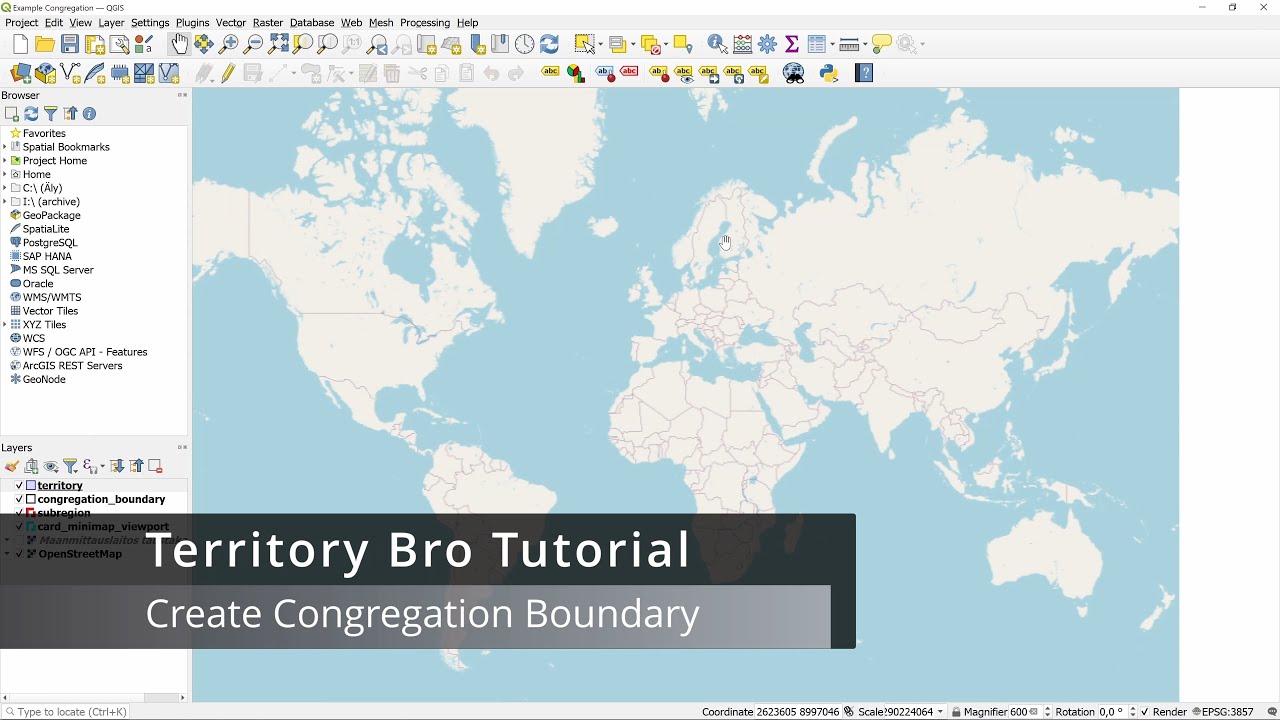 Create Congregation Boundary - Territory Bro Tutorial