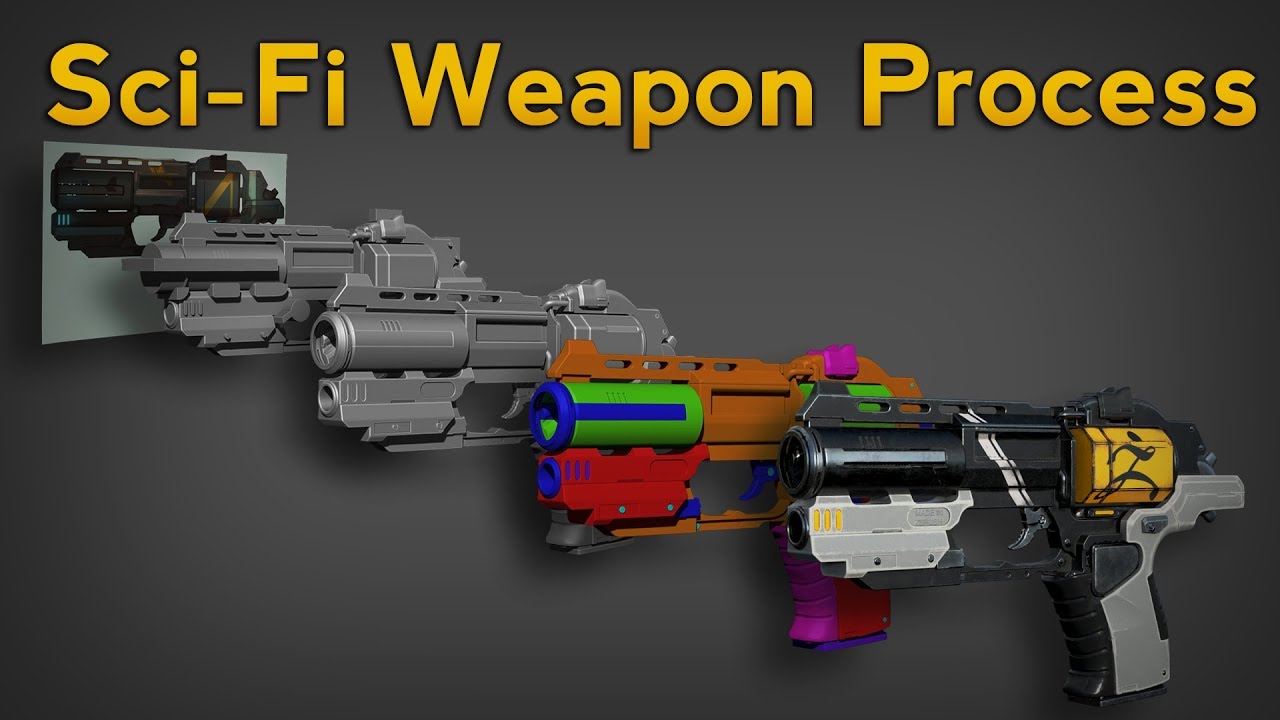 Sci-Fi Weapon Process Intro