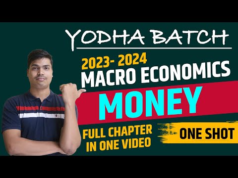 Money | One shot Class 12 Macro economics. Full chapter in 1 video | Easiest Explanation | Bioard 24
