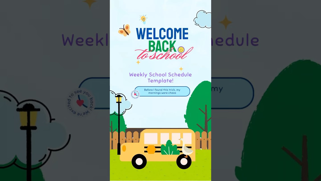 The weekly school schedule template I wish I’d found sooner.