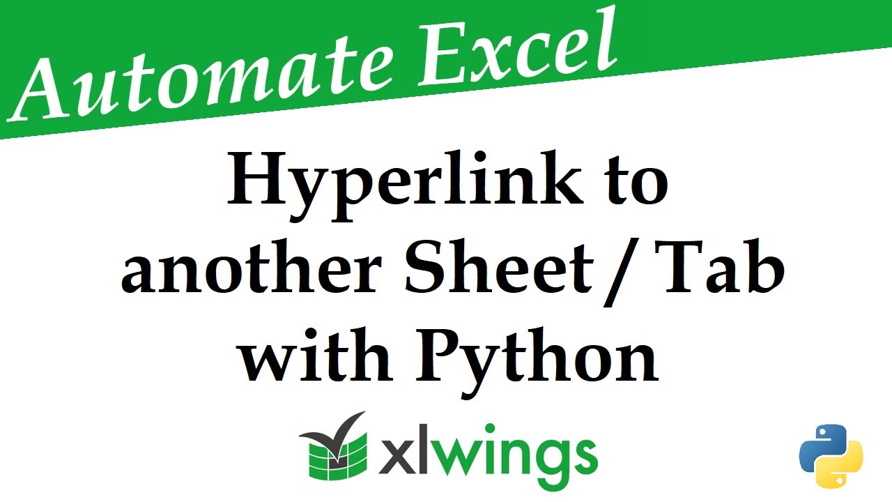 Python xlwings Hyperlink Tutorial: Navigate Between Sheets in Seconds!