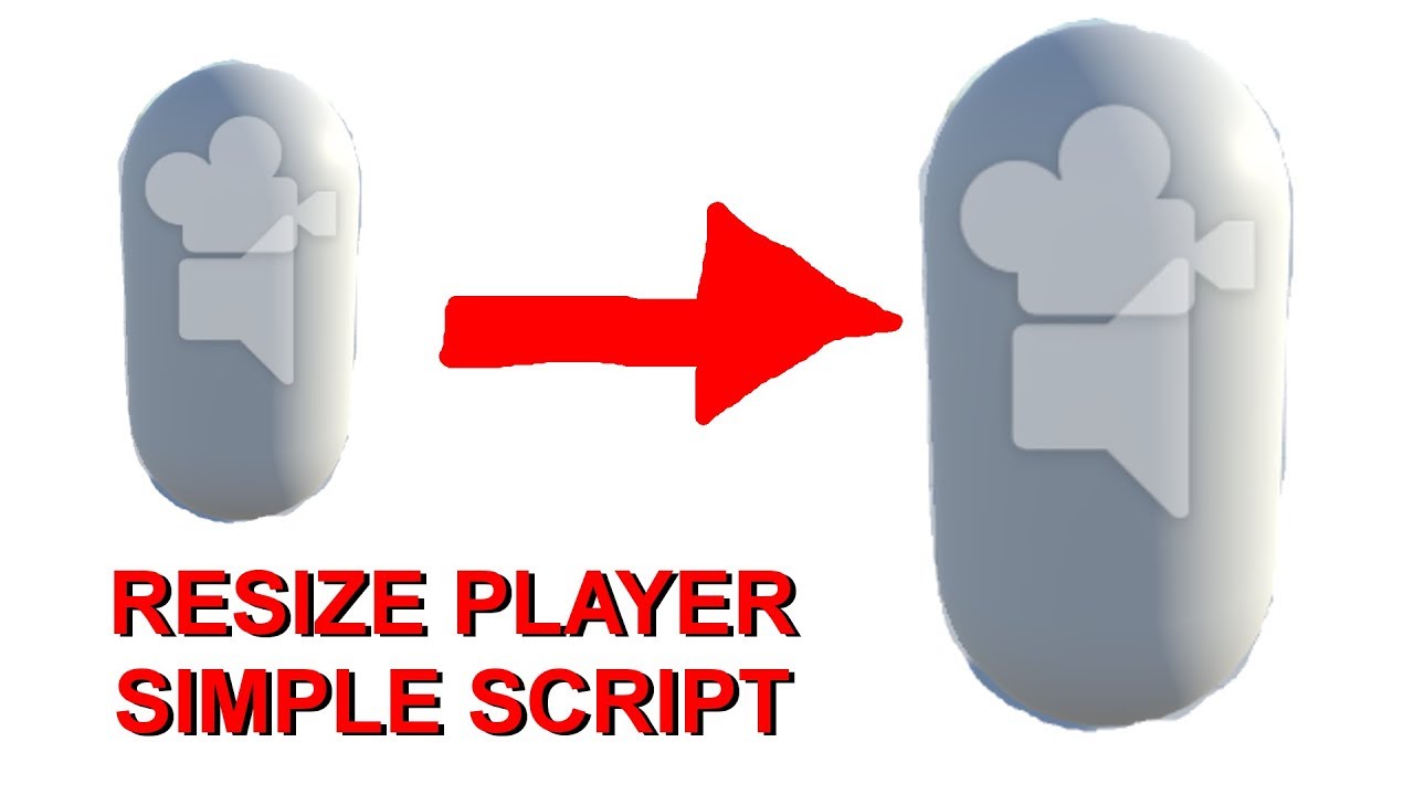 Unity Resize Player Simple Script