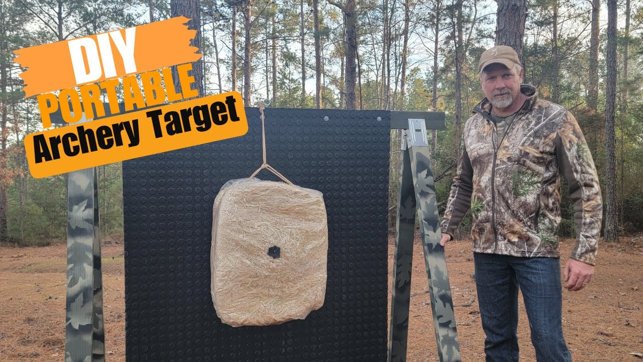 DIY Portable Archery Target and Backstop