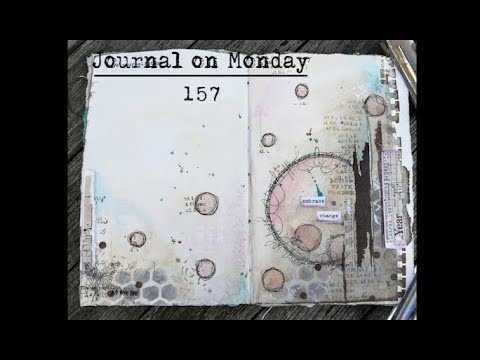 157 'Embrace change'... art journaling