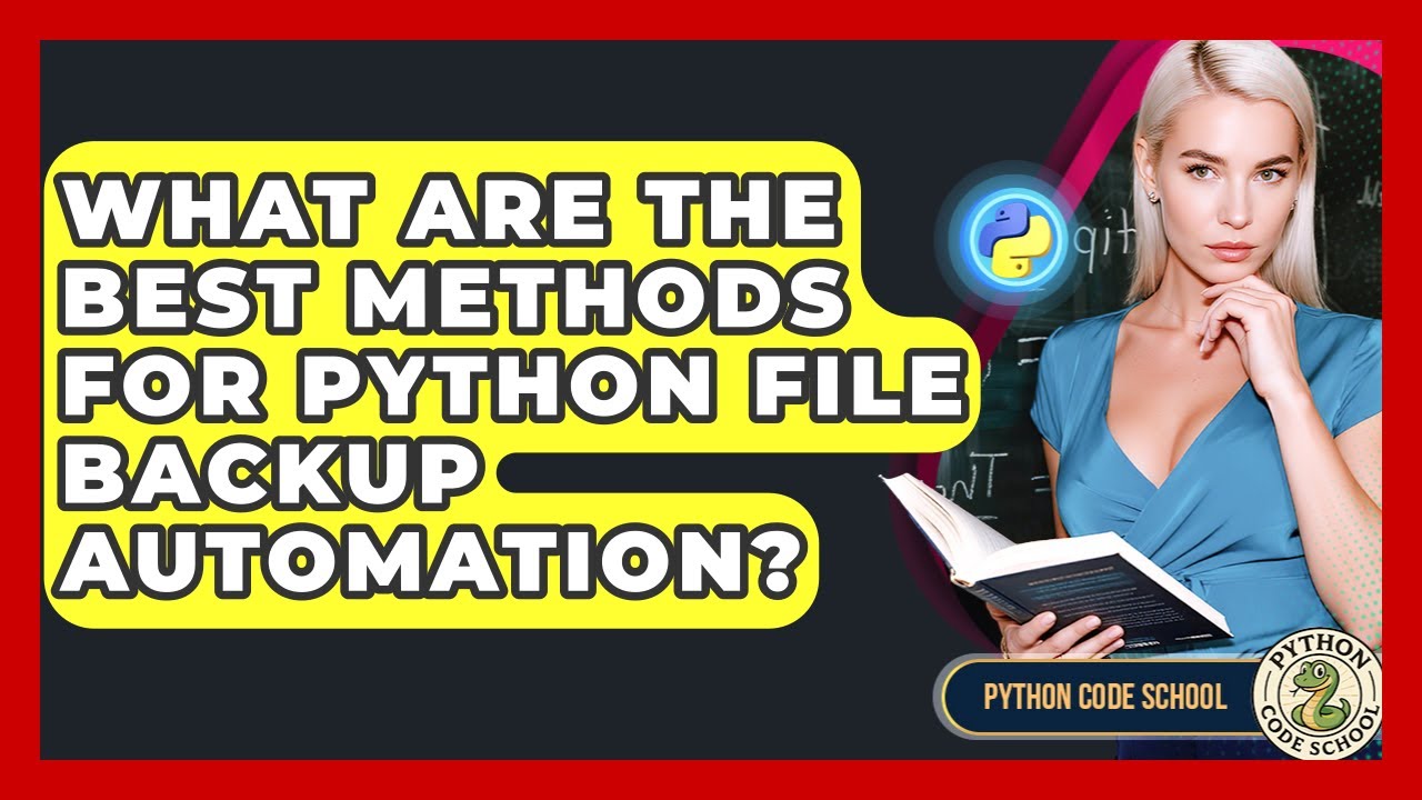 What Are The Best Methods For Python File Backup Automation? - Python Code School