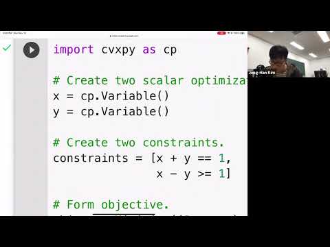 ASE7030 Lecture 21 An extremely short cvxpy tutorial