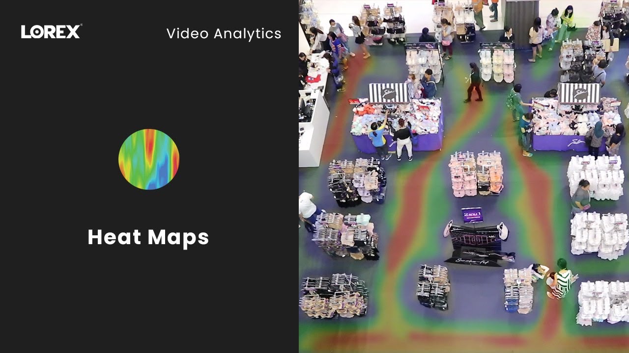 AI Security Video Analytics: Heat Maps