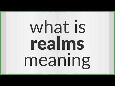 Realms | meaning of Realms