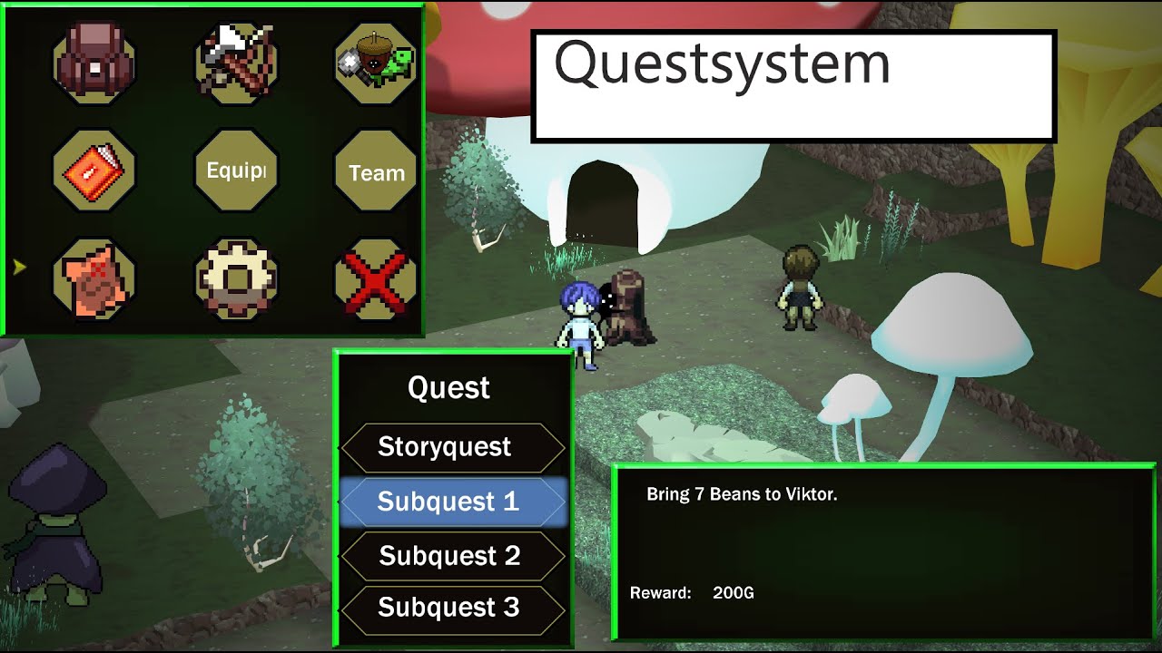 RPG Developer Bakin: Event Based Quest System Tutorial
