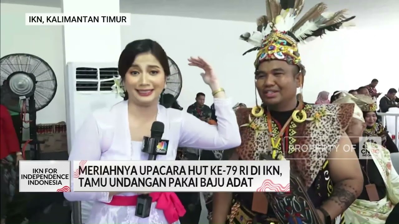 Meriahnya Upacara HUT ke-79 RI di IKN, Tamu Undangan Pakai Baju Adat