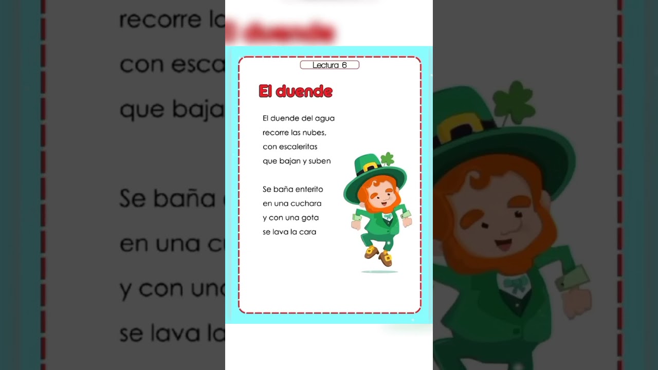 LECTURA CORTA PARA NIÑOS/ LECTURA CON NIÑOS