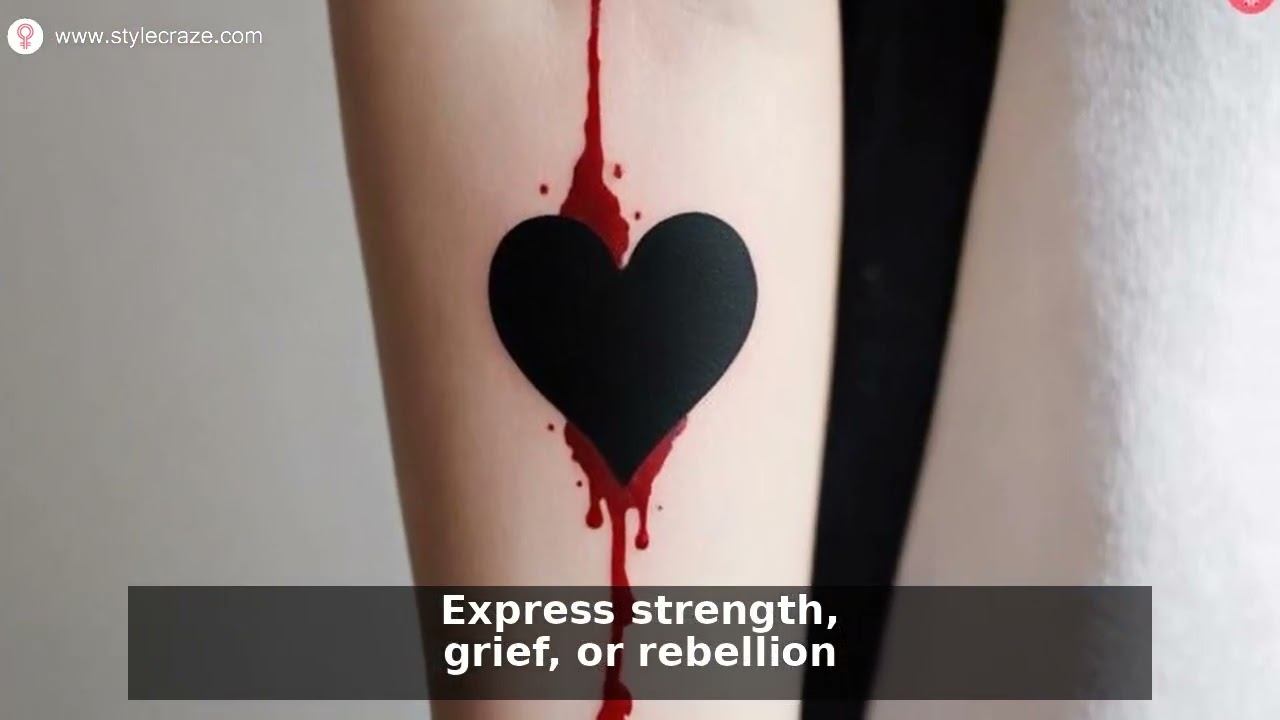 Black Heart Tattoo: Top 8 Designs & Meanings Guide