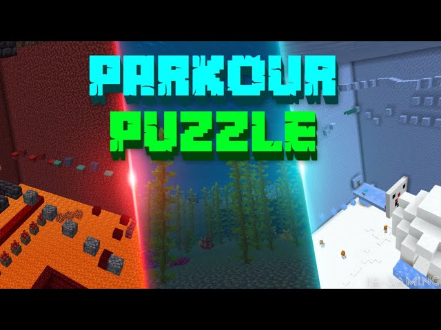 Parkour Puzzle Parkour With Puzzles Minecraft Map