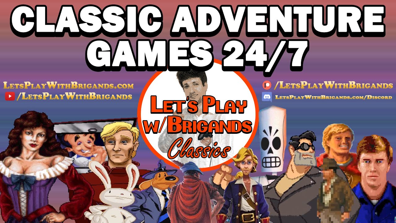 LPWB Classics 🔴 Adventure Game Playthroughs 24/7