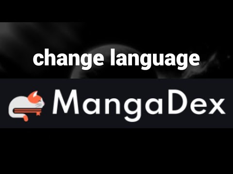 How to change the language on the MangaDex website