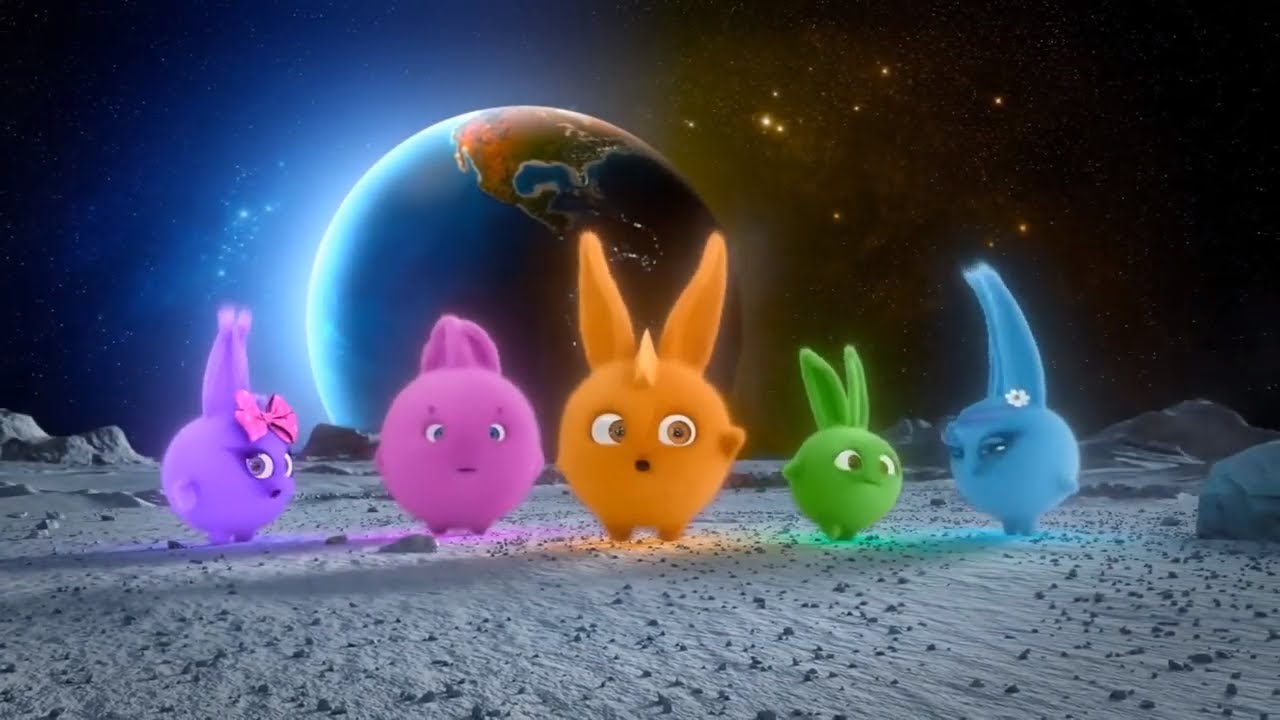 Sunny Bunnies |🌙 On The Moon 🌙 | SUNNY BUNNIES COMPILATION | Videos For Kids