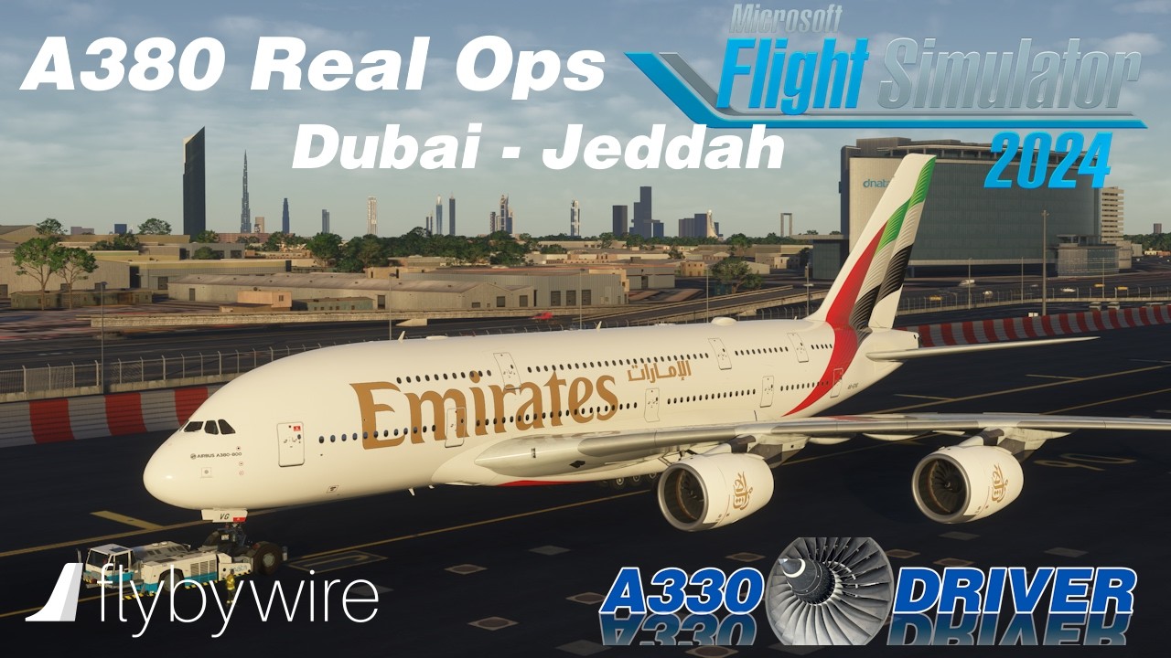 You wanted it, you get it: Emirates A380 Real Ops | Dubai - Jeddah | Real Airbus Pilot